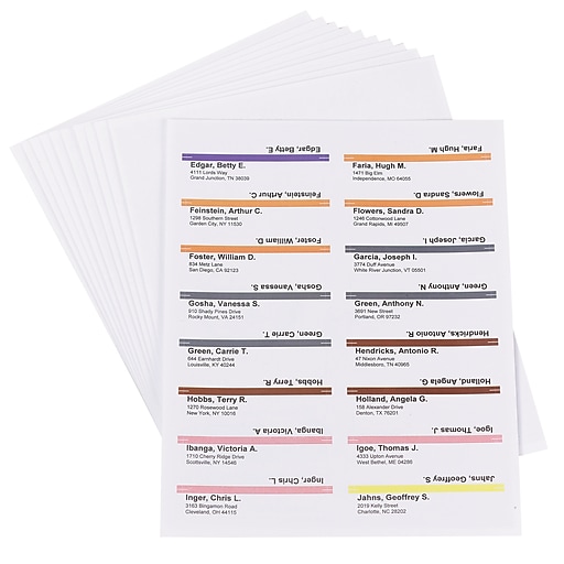 Smead Viewables Hanging File Folder Label Refill Pack, White, 160/Pack ...