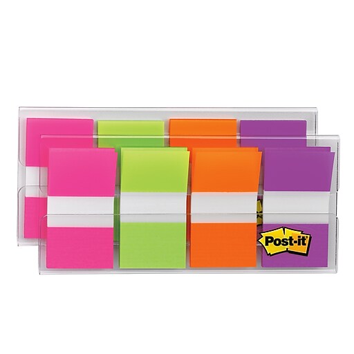 Post-it Flags, .94", Assorted Colors, 160 Flags/Pack (680-PGOP2) | Staples