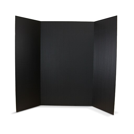 Flipside Corrugated Project Board, 3' x 4', Black, 10/Carton (30067-10 ...