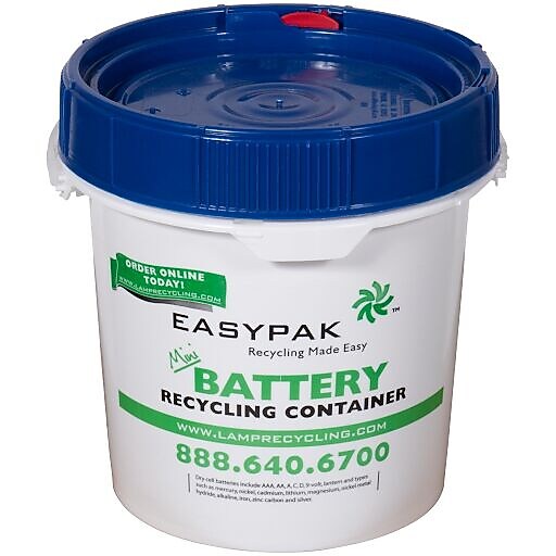 Terracycle Regulated Waste Plastic EasyPak Mini Battery Recycling ...