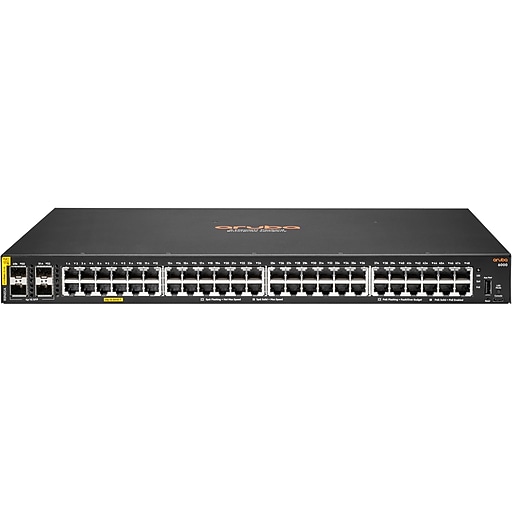 Aruba CX 6000 48-Port Gigabit Ethernet Managed Switch, Black (R8N85A# ...