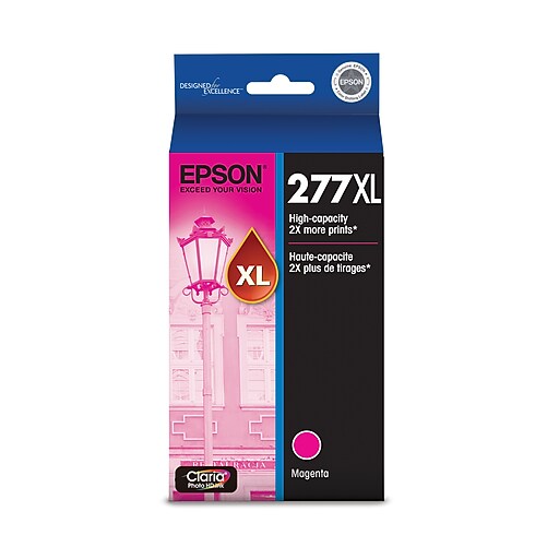 Epson T277XL Magenta High Yield Ink Cartridge | Staples