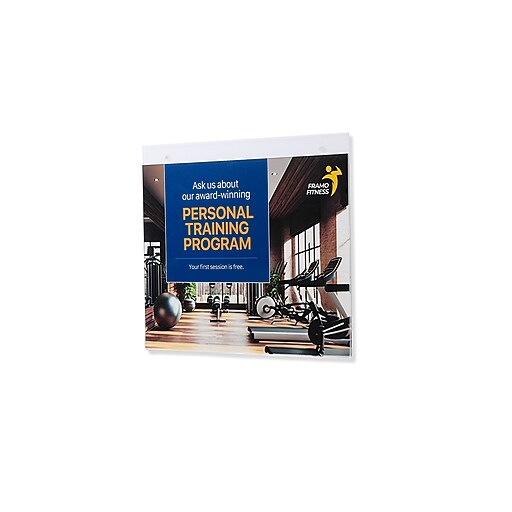 Staples Sign Holder, 11" x 8.5", Clear Plastic (ST16650/16650) | Staples