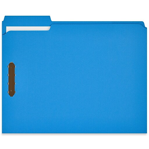 Staples Classification Folder, 3/4" Expansion, Letter Size, Blue, 50 ...