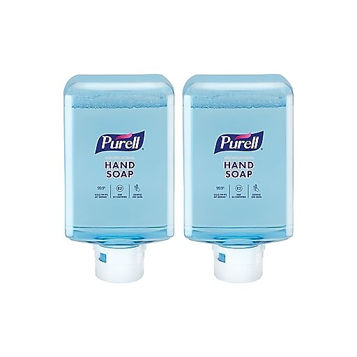 PURELL Foaming Hand Soap Refill for ES10 Dispenser, 1200mL, 2/Carton ...