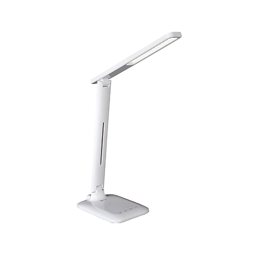 OttLite Slimline LED Desk Lamp, 19", White (CS33600C-SHPR) | Staples