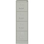 Lorell 4-Drawer Vertical File with Lock, Light Gray, 52"H x 15"W x 26 1 ...