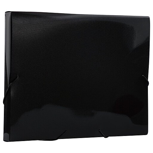 JAM PAPER Plastic Portfolio with Elastic Closure, Letter Size, 9 7/8 x ...