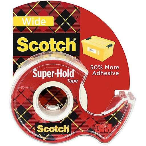 Scotch Super-Hold Invisible Tape, 1.5 in x 18 yds. (198W) | Staples