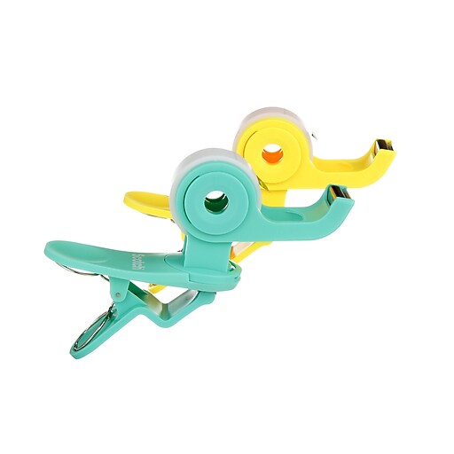 Scotch Clip & Twist Desktop Tape Dispenser, Assorted Colors (C19-CLIP ...