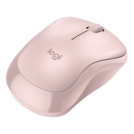 Logitech M240 Silent Wireless Ambidextrous Optical Mouse, Rose (910 ...