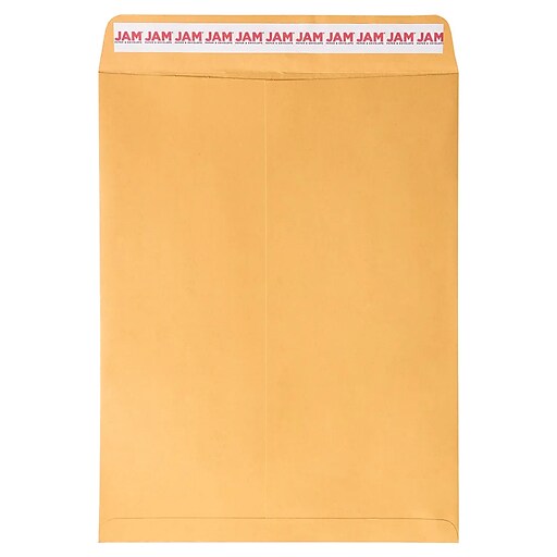 JAM PAPER Self Seal Catalog Envelopes, 10" x 13", Brown Kraft Manila ...