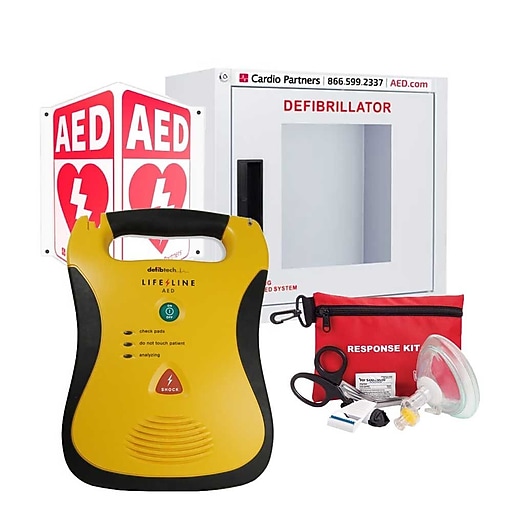 Defibtech Lifeline Semi-Automatic AED Package (LIFELINESEMIPKG) | Staples