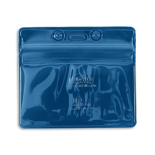 IDville 1347030BL31 Horizontal Sealable Badge Holders, Blue, 50/Pack at ... IDville 1347030BL31 Horizontal Sealable Badge Holders, Blue, 50/Pack at ...