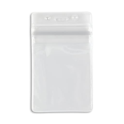 IDville Vertical Sealable Badge Holders, Clear, 50/Pack (1347026CL31 ... IDville Vertical Sealable Badge Holders, Clear, 50/Pack (1347026CL31 ...