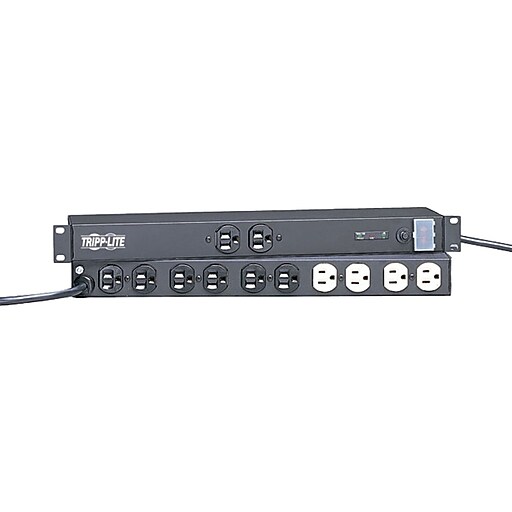 Tripp Lite ISOBAR® 12-Outlet 3840 Joule Rackmount Surge Protector With ...