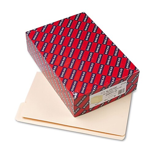 Smead® End Tab File Folder, Shelf-Master® Reinforced 4 Smead® End Tab File Folder, Shelf-Master® Reinforced 4