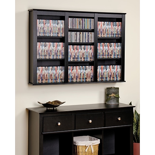 Prepac™ Triple Wall Mounted Storage, Black | Staples