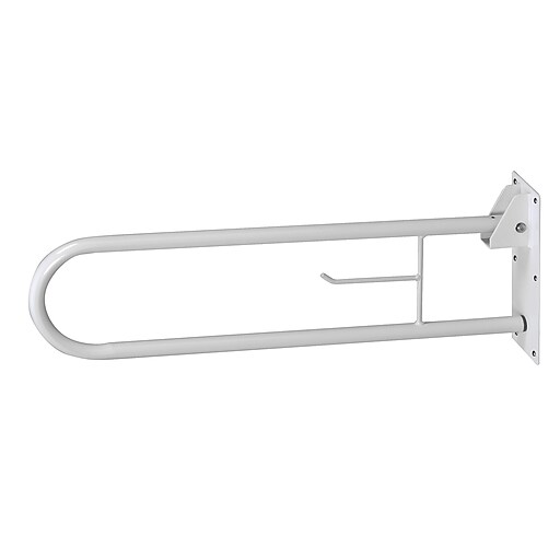 HealthSmart 30" Foldaway Wall Mount Grab Bar, White (522-3700-1700 ...