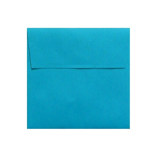 LUX 7 x 7 Square Envelopes, 50/Box, Pool (LUX-8545-102-50) | Staples