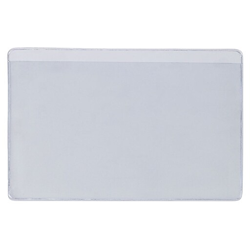 Partners Brand Superscan 4" x 6" Long Side Open Press-On Vinyl Envelope ...