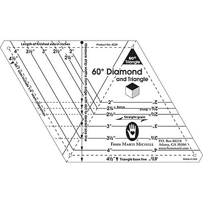 60 Degree Diamond & Triangle, One-Derful One-Patch Templates | Staples®