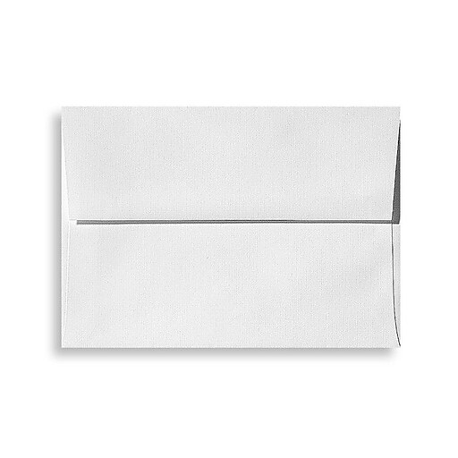 LUX A4 Invitation Envelopes (4 1/4 x 6 1/4) 500/Box, White Linen (4872 ...