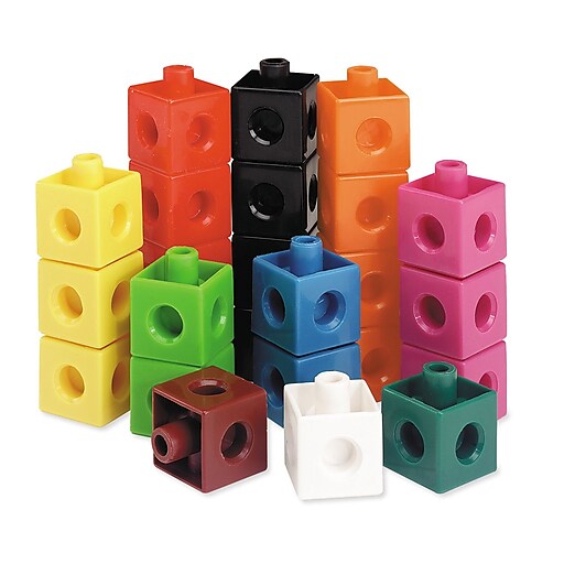 Learning Resources Plastic Snap Cubes Set, Grades K+ | Staples