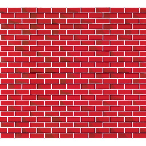 Pacon® Fadeless® 48" x 12' Ultra Fade-Resistant Paper, Tu-Tone™ Brick ...