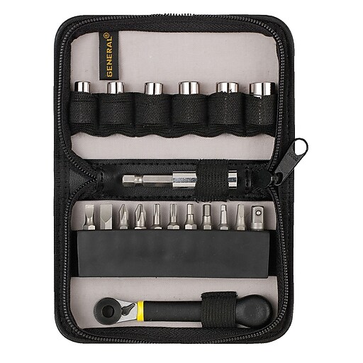 General Tools® 18 Piece Ratchet Offset Screwdriver Set | Staples