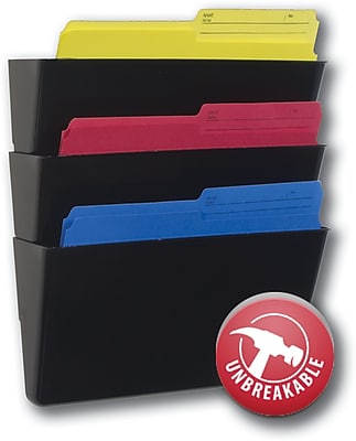 Storex - Classeur mural incassable, recyclé 100 % postconsommation ...