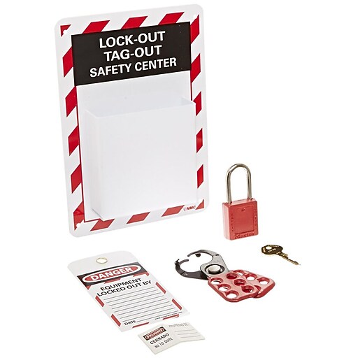 Lockout Center Micro Equipped, Information Sign | Staples