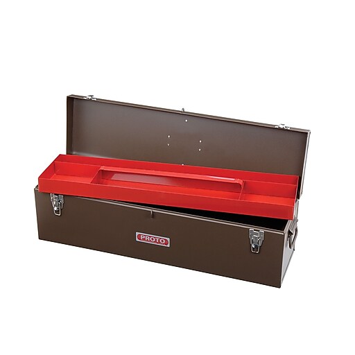 Proto Carpenter's Heavy Duty Steel Box, Brown (577-9979-NA) | Staples