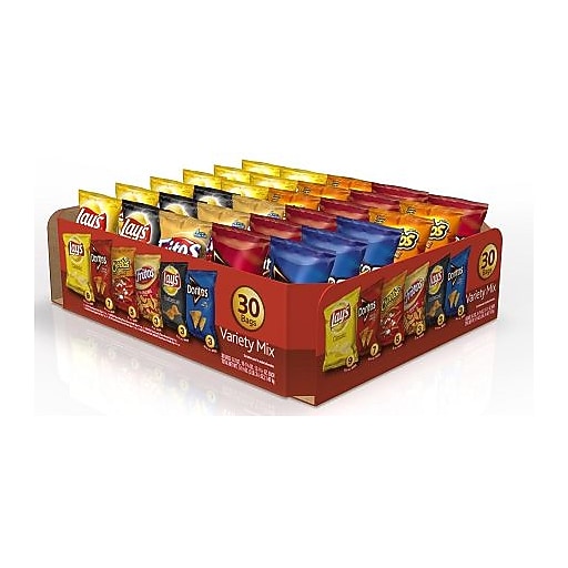 Frito Lay Variety Pack, 1 oz. Bags, 30 Bags/Case (220-00404) | Staples