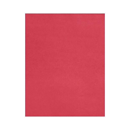 LUX 8.5" x 11" Colored Paper, 32 lbs., Holiday Red, 50 Sheets/Pack ...