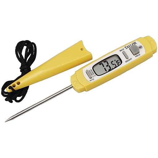 Taylor Pro Instant Read Digital Thermometer (TAP9847N) | Staples