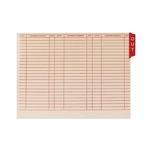 Medical Arts Press® End-Tab Out Cards | Staples
