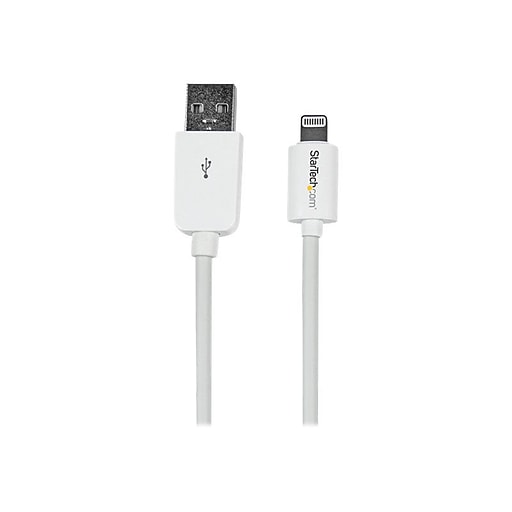 StarTech 4 Pin USB Cable for All iPhones, White (USBLT3MW) | Staples