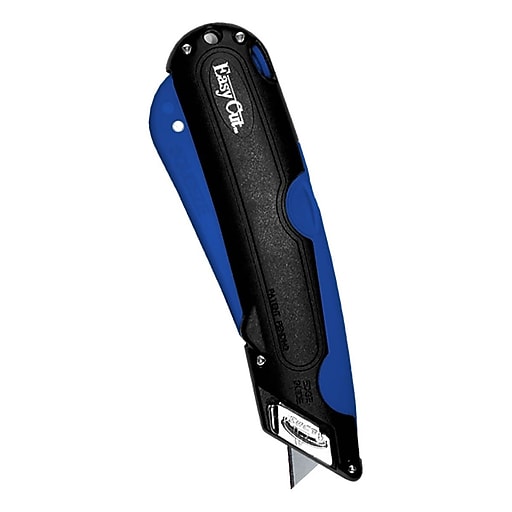 Garvey Safety Cutter Retractable Knife, Black/Blue (CUT-40468) | Staples