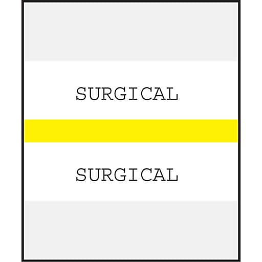 Medical Arts Press® Standard Preprinted Chart Divider Tabs; Surgical ...