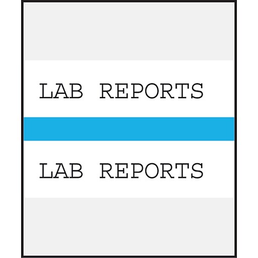 Medical Arts Press® Standard Preprinted Chart Divider Tabs; Lab Reports ...