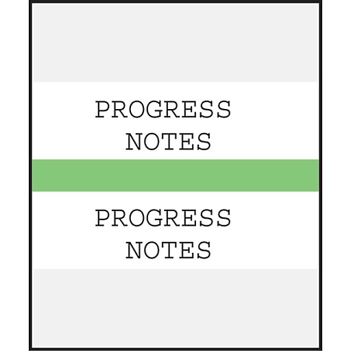 Medical Arts Press® Standard Preprinted Chart Divider Tabs; Progress ...