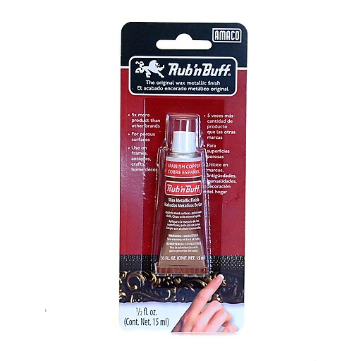 Rub 'N Buff The Original Wax Metallic Finish Spanish Copper [Pack Of 3 ...