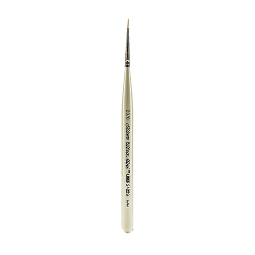 Silver Brush Ultra Mini Series Golden Taklon Brushes 20/0 Monogram ...