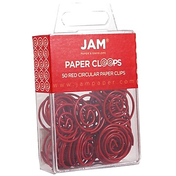 red paper clips | Staples