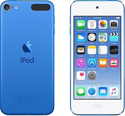 Apple iPod Touch, 6th Generation, 32GB, Blue | Staples