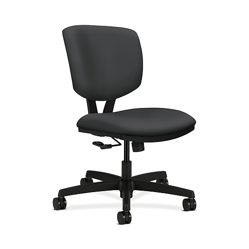 HON Volt Vinyl Armless Office Task Chair, Basalt (HON5721HSX23T) | Staples