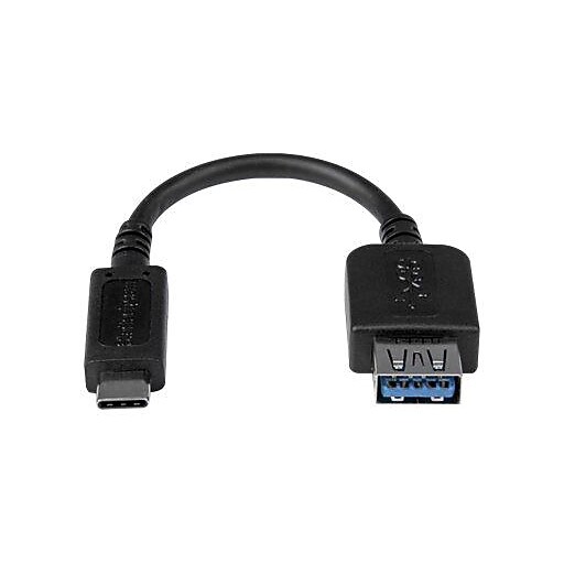StarTech.com® USB31CAADP 6" USB-C Male to USB-A Female Adapter Cable ...
