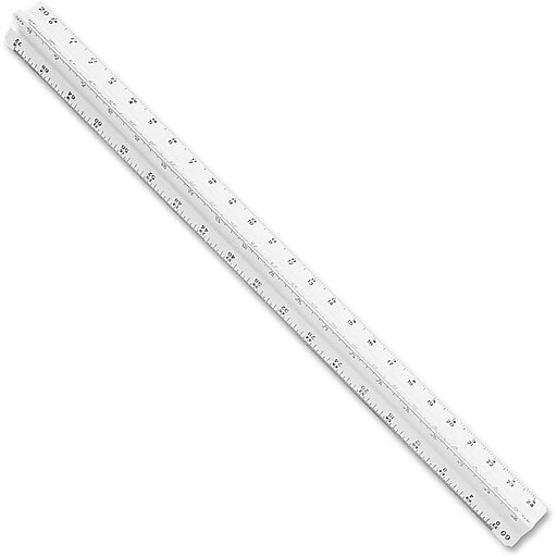 Staedtler® Mars® 12" Architect's Triangular Scale | Staples