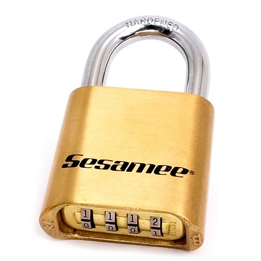 Sesamee® Combination Keyless Padlock With 1" Shackle, 1 Each | Staples